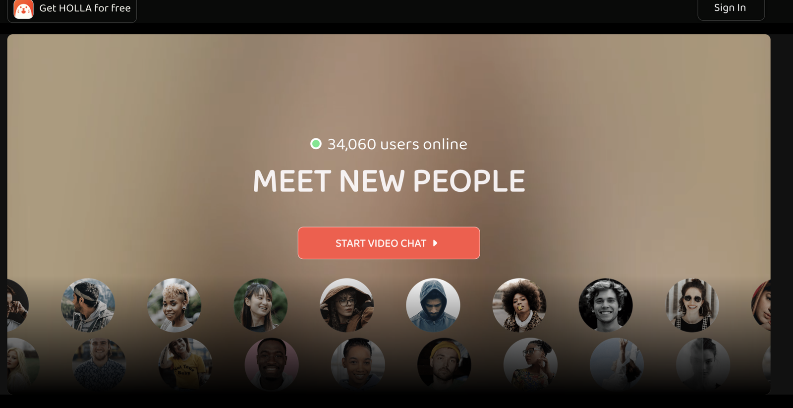 Holla Video Chat: connettiti a livello globale con conversazioni in ...